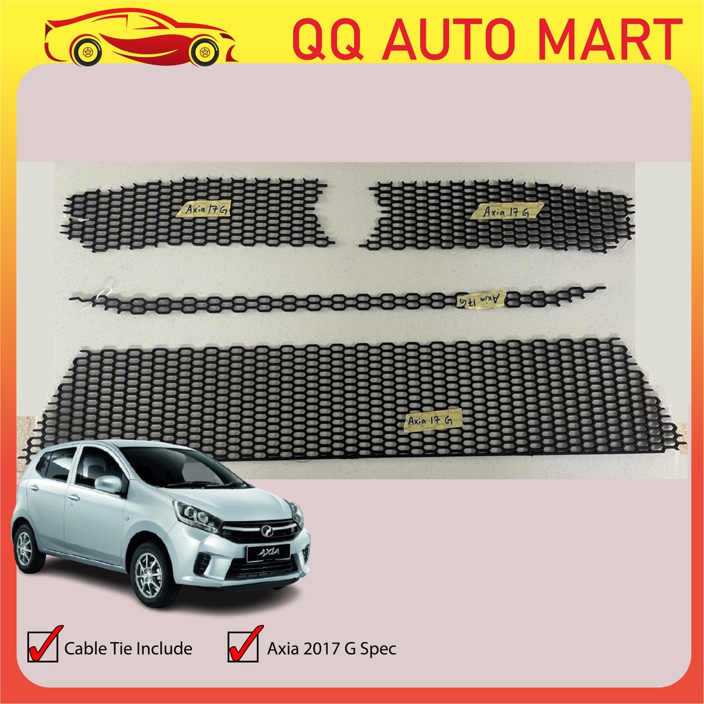 Perodua Axia 2017 G Spec Honeycomb Grill/Honey Comb Grill | Shopee Malaysia