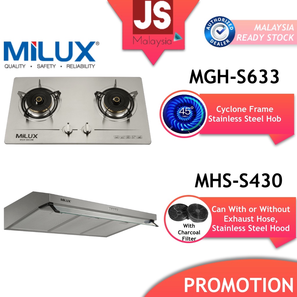 Milux Hood 90CM COOKER HOOD Wide Slim Design 750 m³/hr Powerful Suction ...
