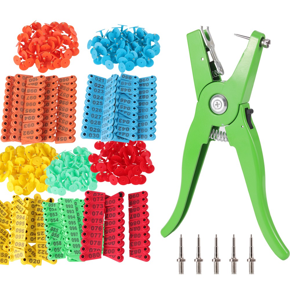 Ear Tag Sheep Marker Applicator 001-100 Ear Tags For Goat ...