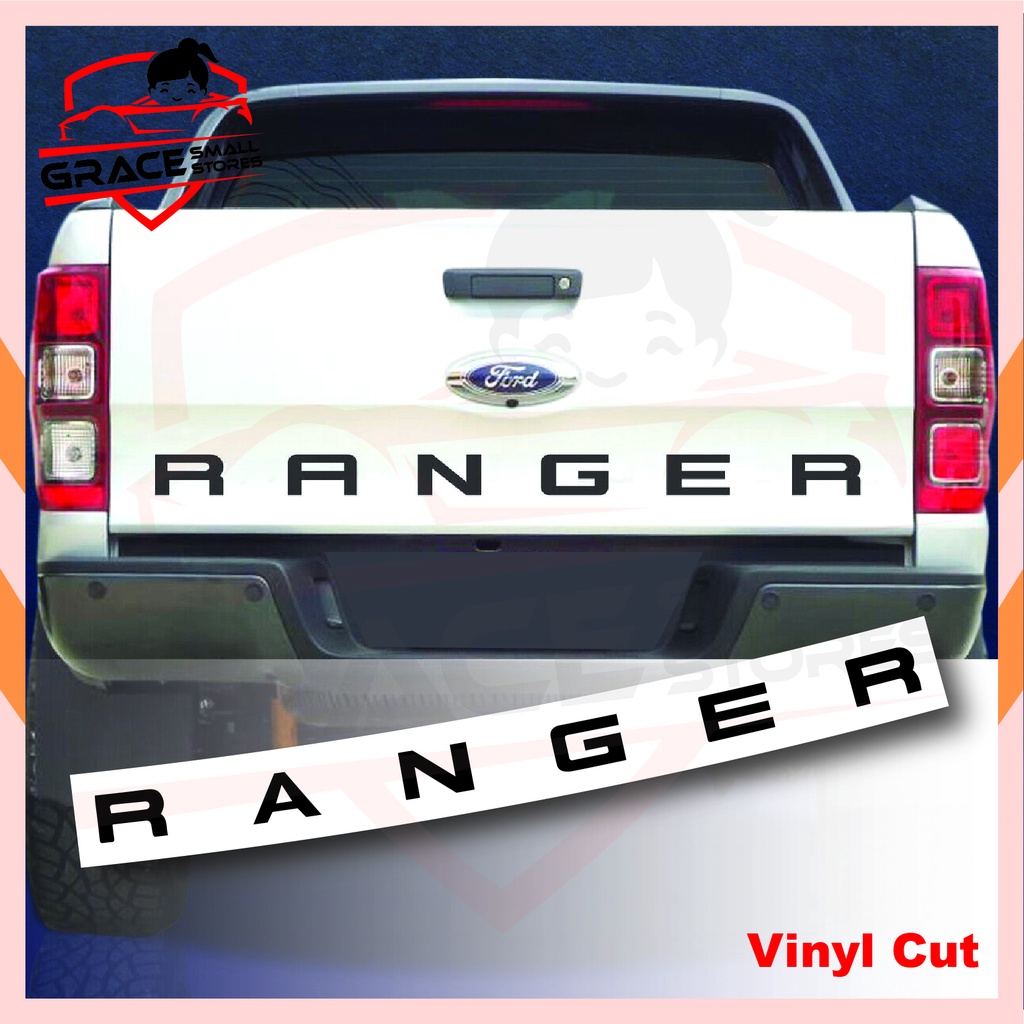 4X4 Sticker Ranger Ford Ranger Tailgate Rear Boot Sticker Car Trunk ...
