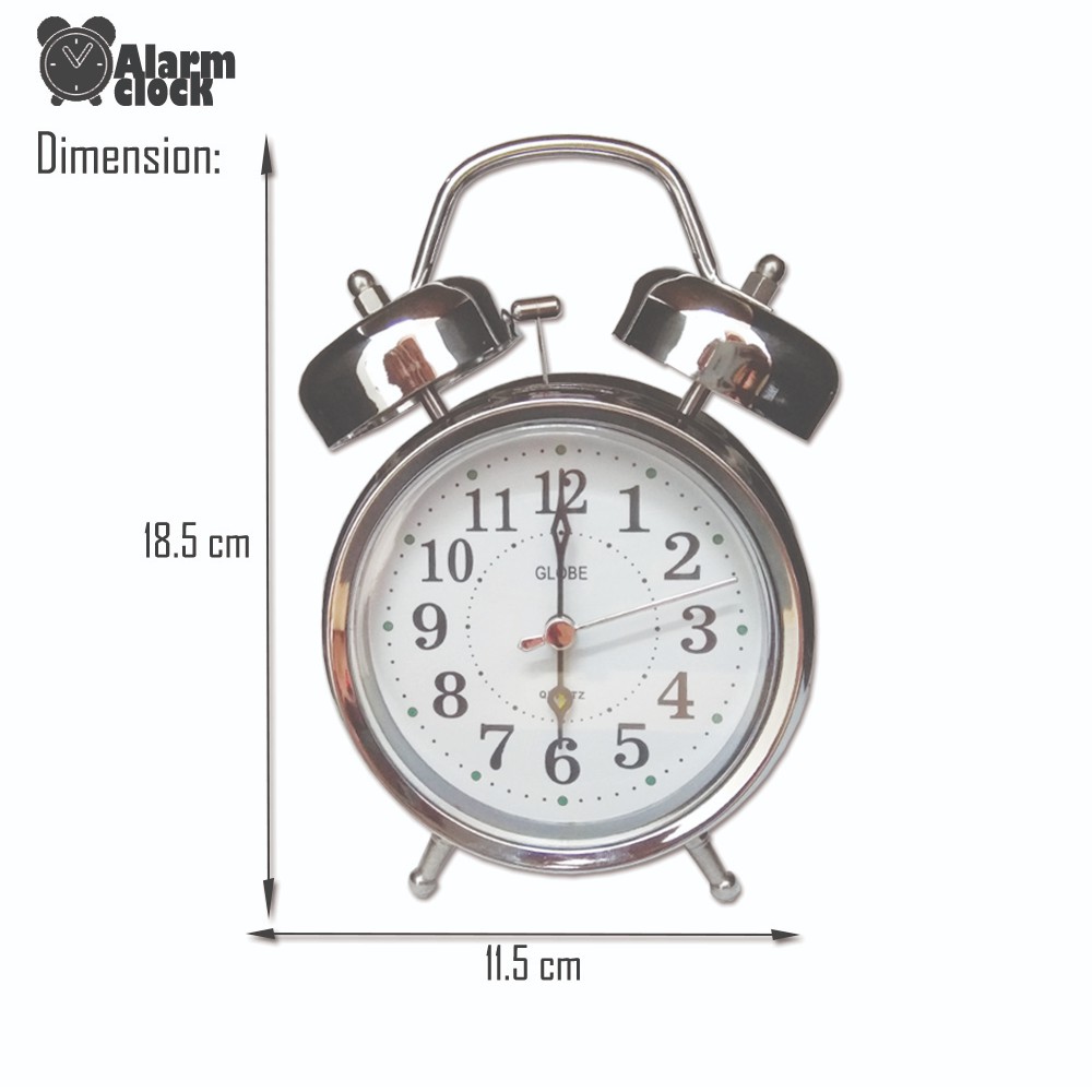 Classic Large Loud Sound Alarm Clock jam loceng kuat klasik | Shopee ...