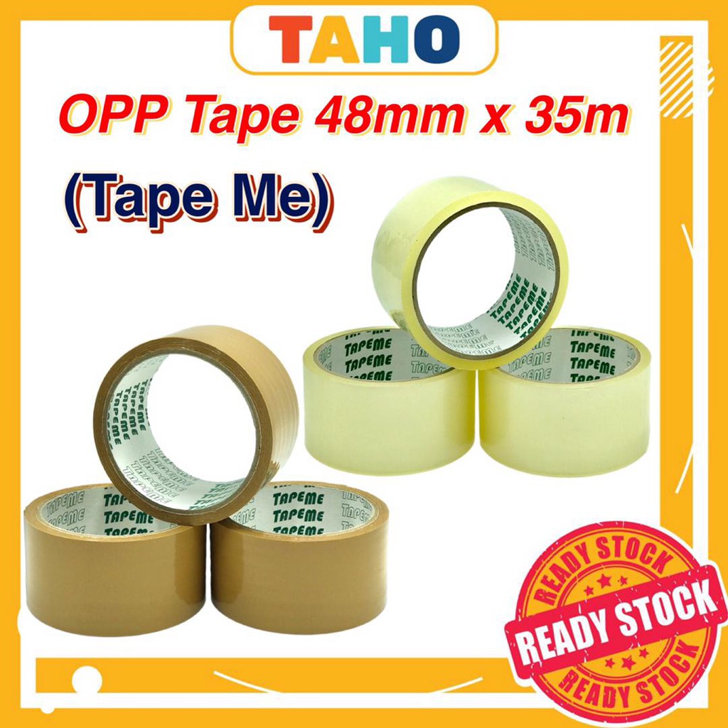 Opp Tape Brown Tape Packing Tape Carton Tape 48mm / Taho | Shopee Malaysia