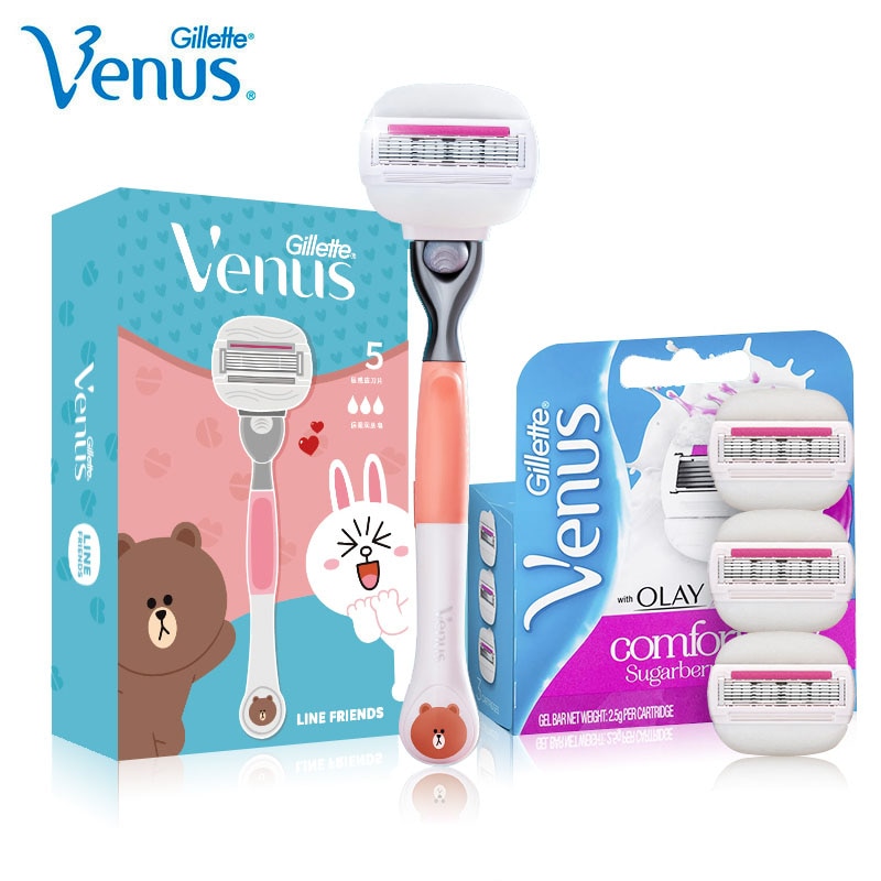 Gillette Venus Lady Razor Ultra Thin 5 Layers Blade Shaving Blade with ...
