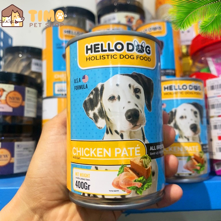 Pate Hello Dog For Dog - Made From Fresh And Nutritious Chicken (Lon ...
