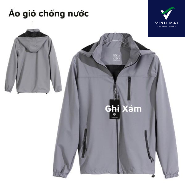 Silver-coated windbreaker for men and women, waterproof and effective ...