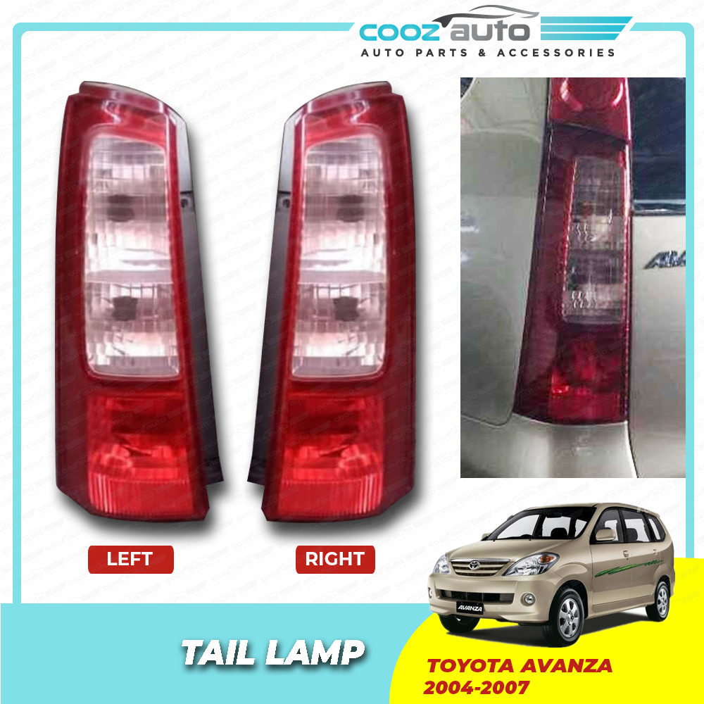 Toyota Avanza 2004 - 2007 Rear Left & Right Side Taillight Taillamp ...