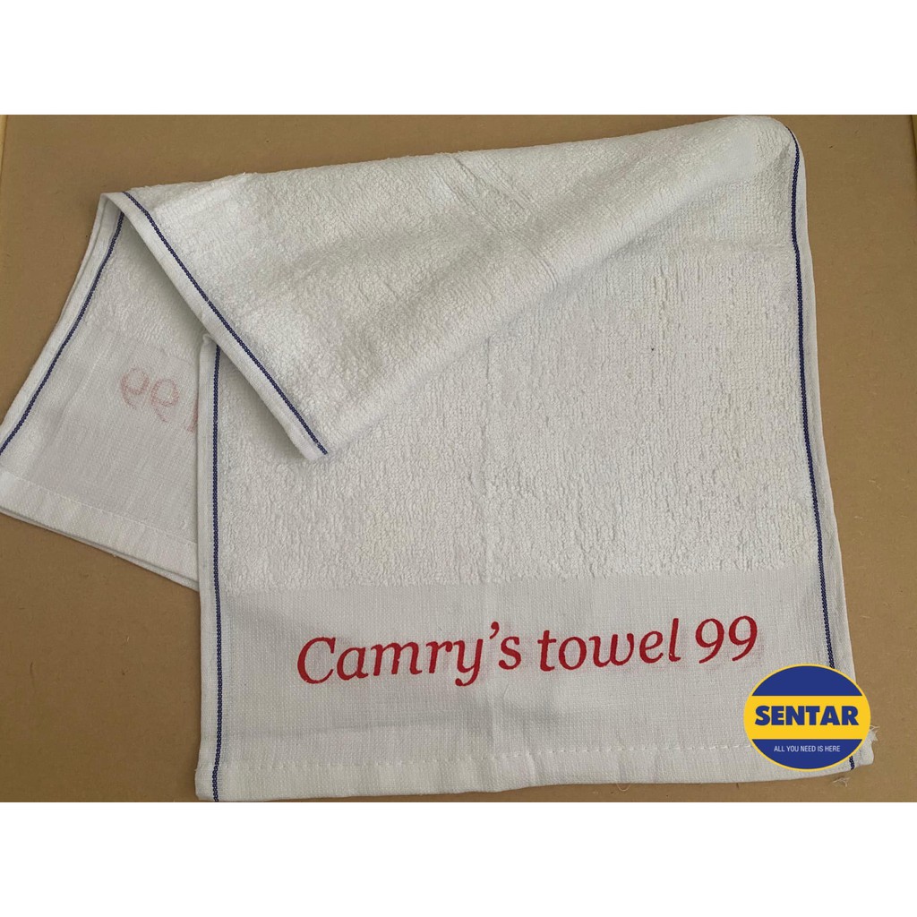 100% Cotton Good Morning Towel 3pcs/12pcs Grade A Thick Camry's White ...