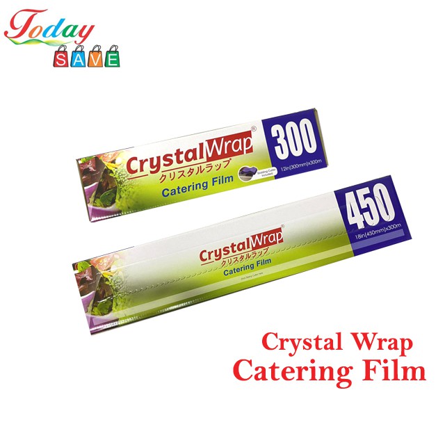 Crystal Wrap Catering Film Cling Film Clear Food Wrap Film | Shopee ...