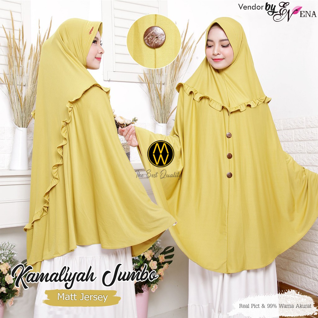 Muslimah FASHION Jumbo Syari Hijab xxl ena super jersey hijab variation ...