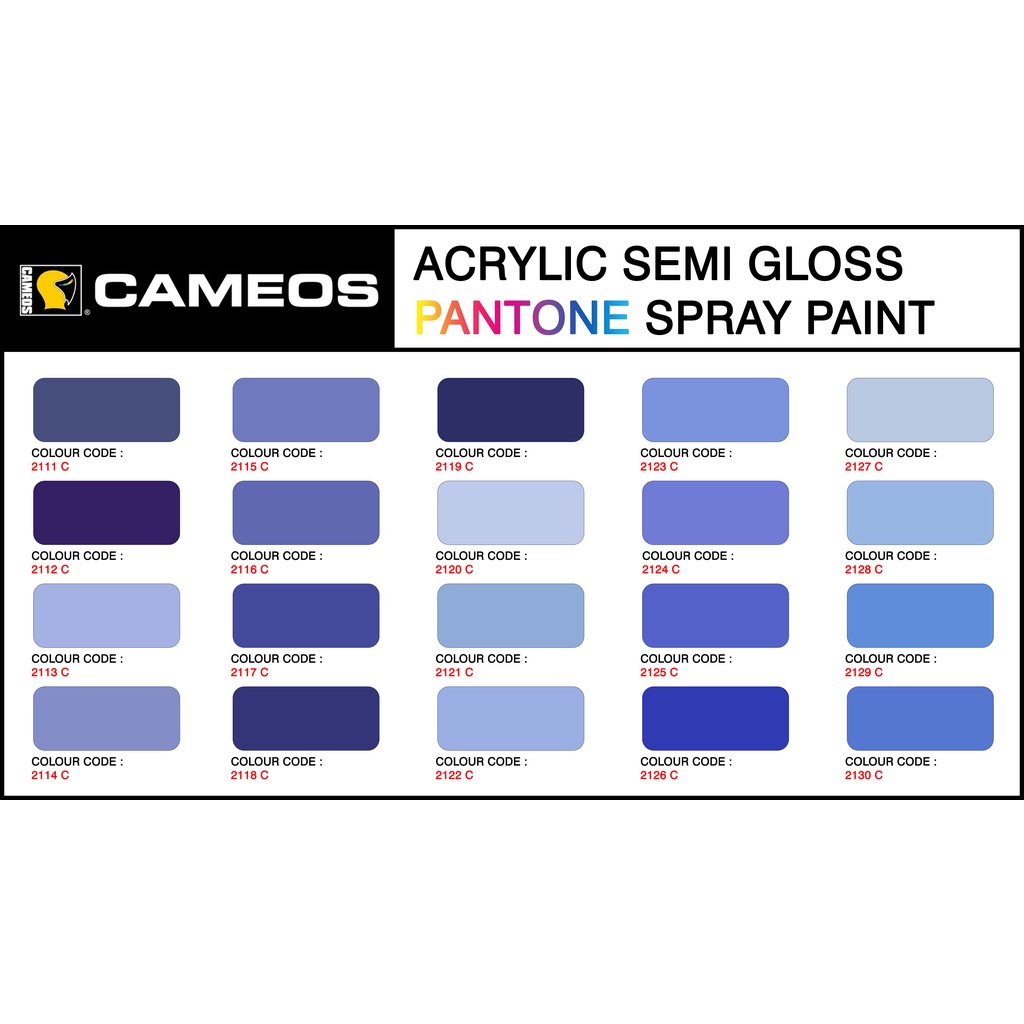 PANTONE Color P72 - Aerosol Spray Paint - CAMEOS 400ML/Bottle | Shopee ...
