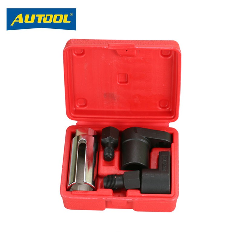 5 PCS Oxygen Sensor Socket Wrench and Tread Chaser Tool Kit Fit For O2 ...