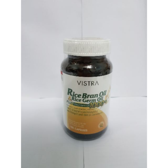 Vistra Rice Bran Oil 100 capsules. | Shopee Malaysia