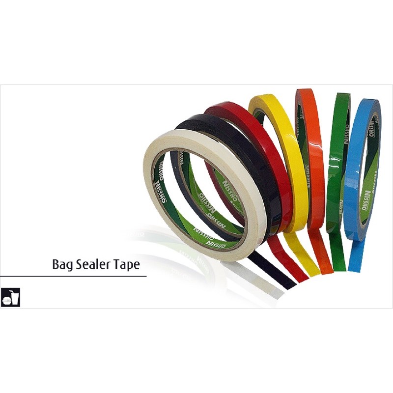 Bag Sealer Tape / Hard PVC Bakery Tape Nissho Brand 9mm X 40 | Shopee ...