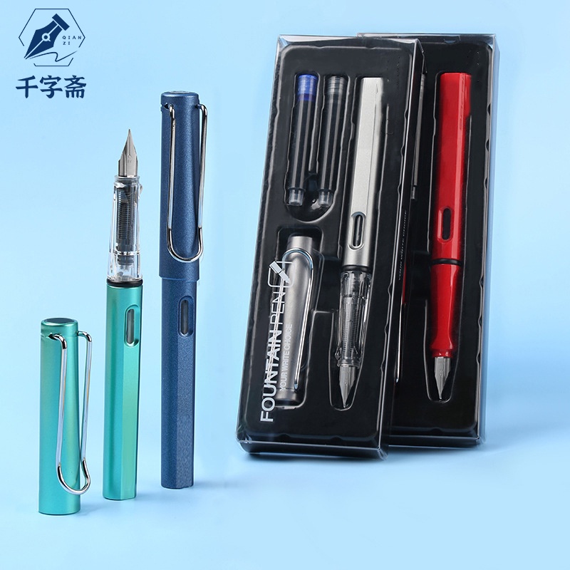 Luxury High Quality Fountain Pen Set 0.5mm Various Colors Student ...