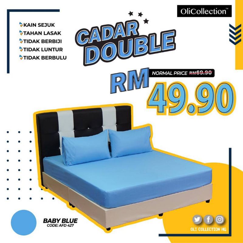 CADAR QUEEN FITTED PLAIN | Shopee Malaysia