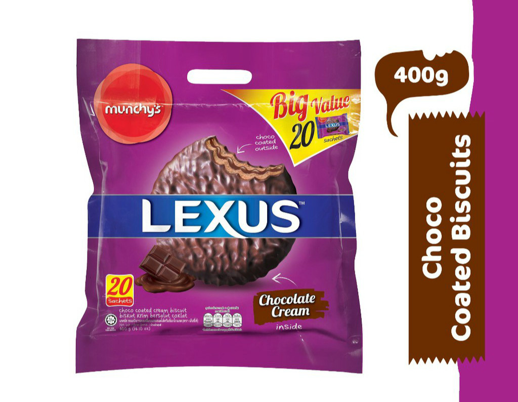 Munchy's LEXUS Choco Coated Biscuits (400g) | Shopee Malaysia