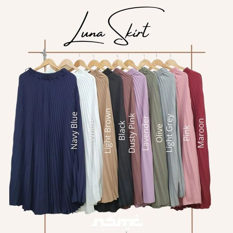 LUNA SKIRT(Pleated Skirt) | Shopee Malaysia