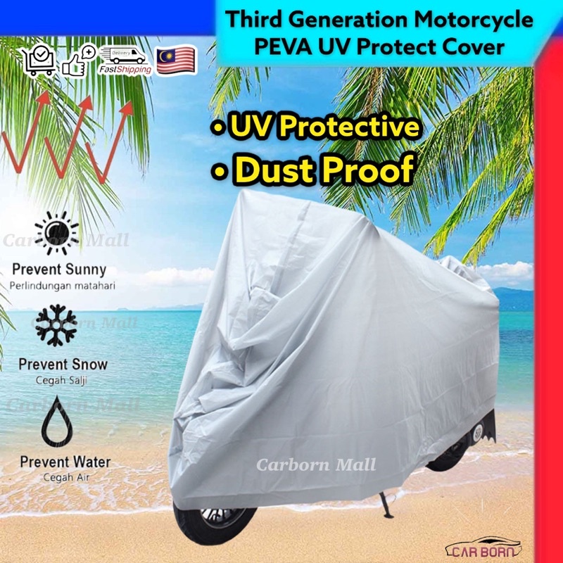 Carborn Waterproof Motorcycle Motor Bike Scooter Cover Package Rain ...