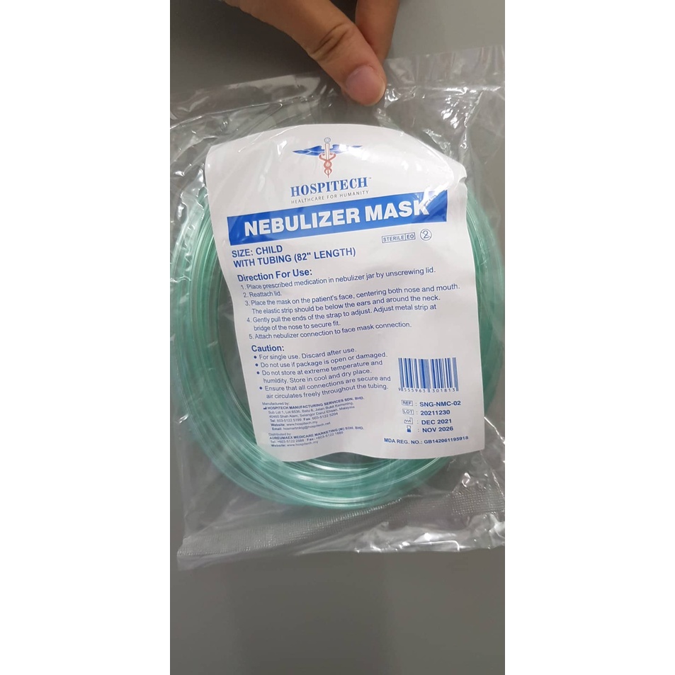 Nebulizer Mask with Neb Kit - Child 1PC | Shopee Malaysia
