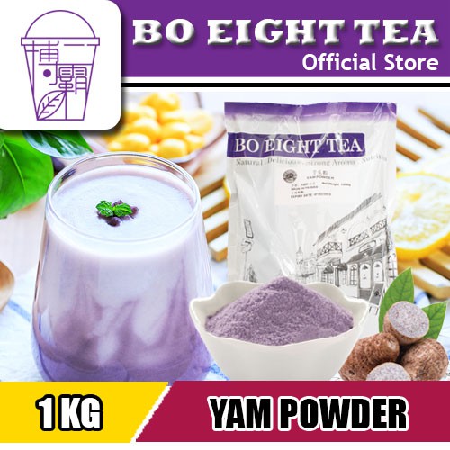 TARO / YAM POWDER 1KG HALAL 博霸芋头粉 Bubble Tea Premix Serbuk/Ice Blended ...