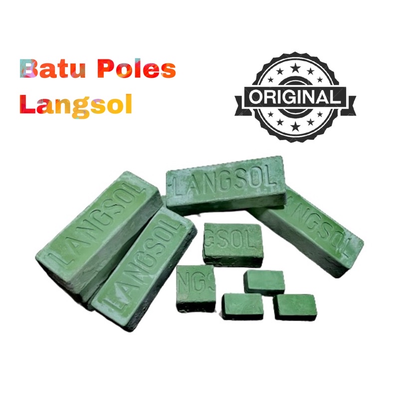 HIJAU Langsol polished stone / green stone / green stone / green ...