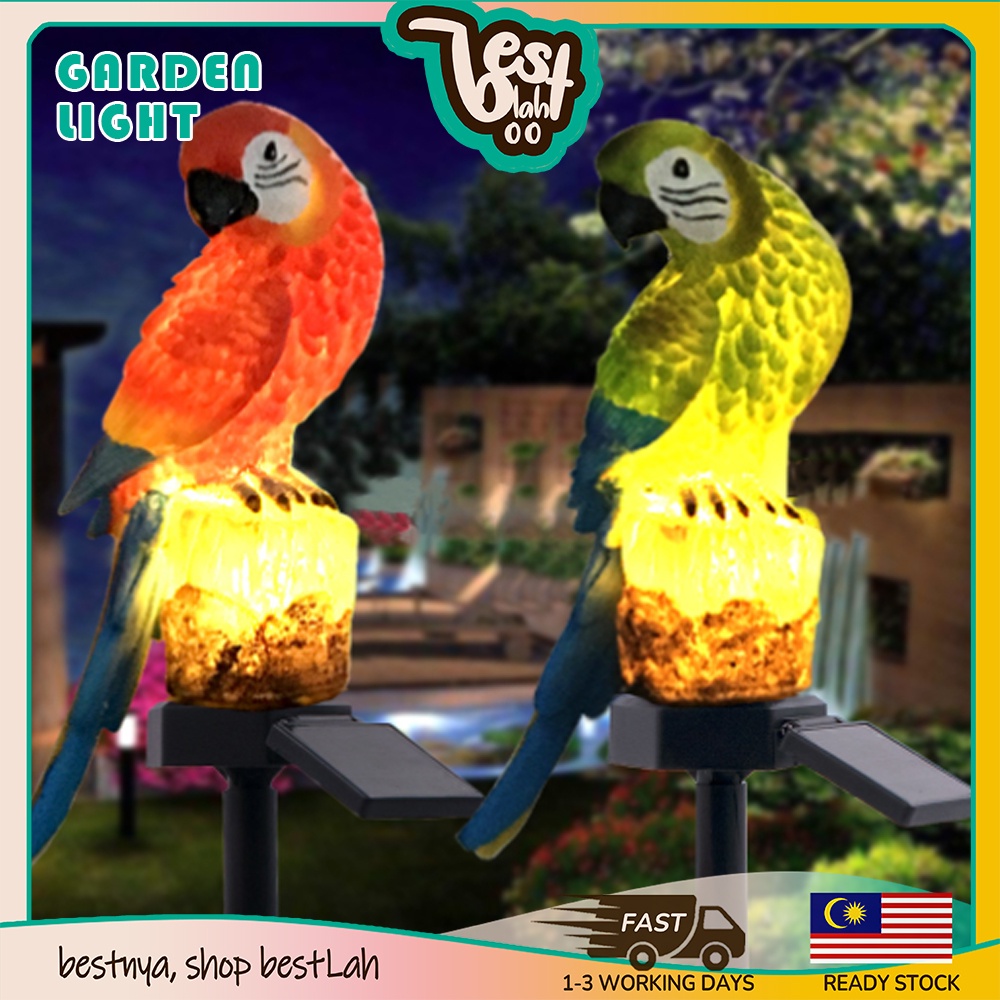 BESTLAHH LED Solar Bird Garden Light Outdoor Waterproof LED Bird ...