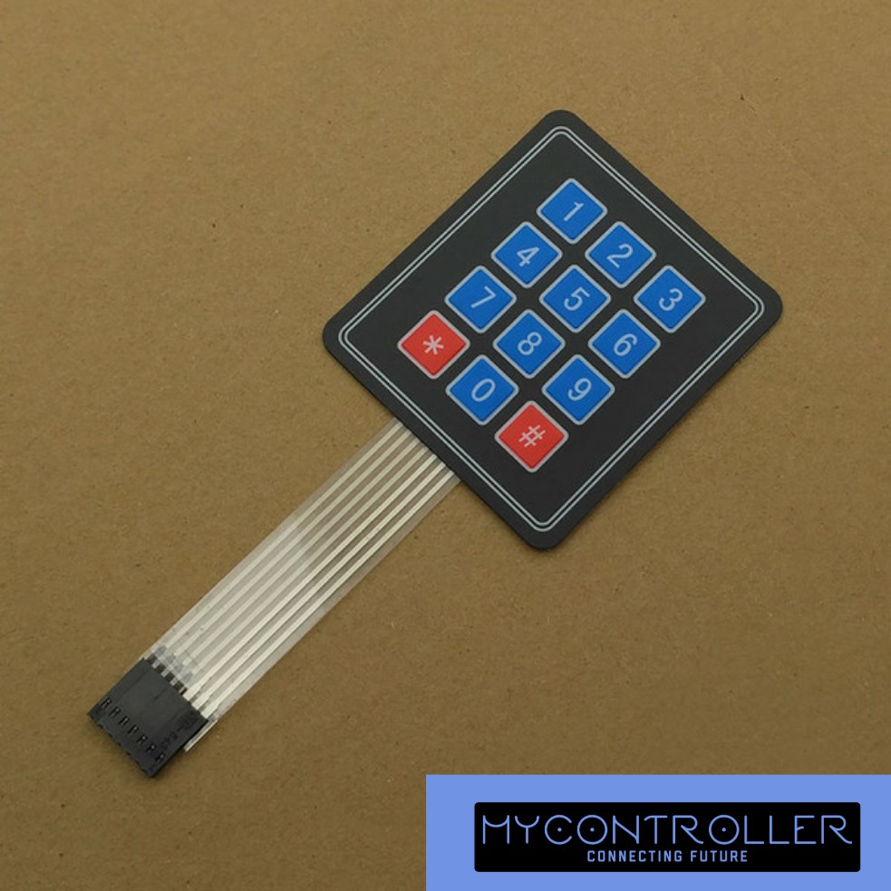 3x4 Matrix Membrane Keypad Arduino | Shopee Malaysia