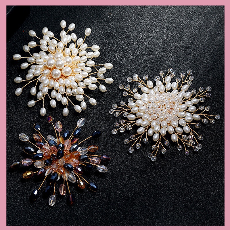 Elegant Luxury Imitation Pearl Rhinestone Brooch Female Fashion ...