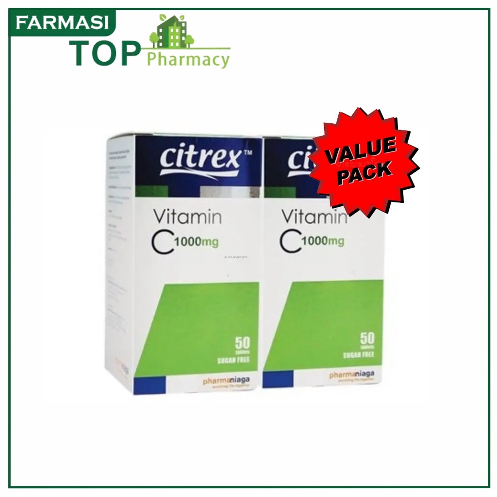 CITREX VITAMIN C 1000MG 50's X 2/50's | Shopee Malaysia