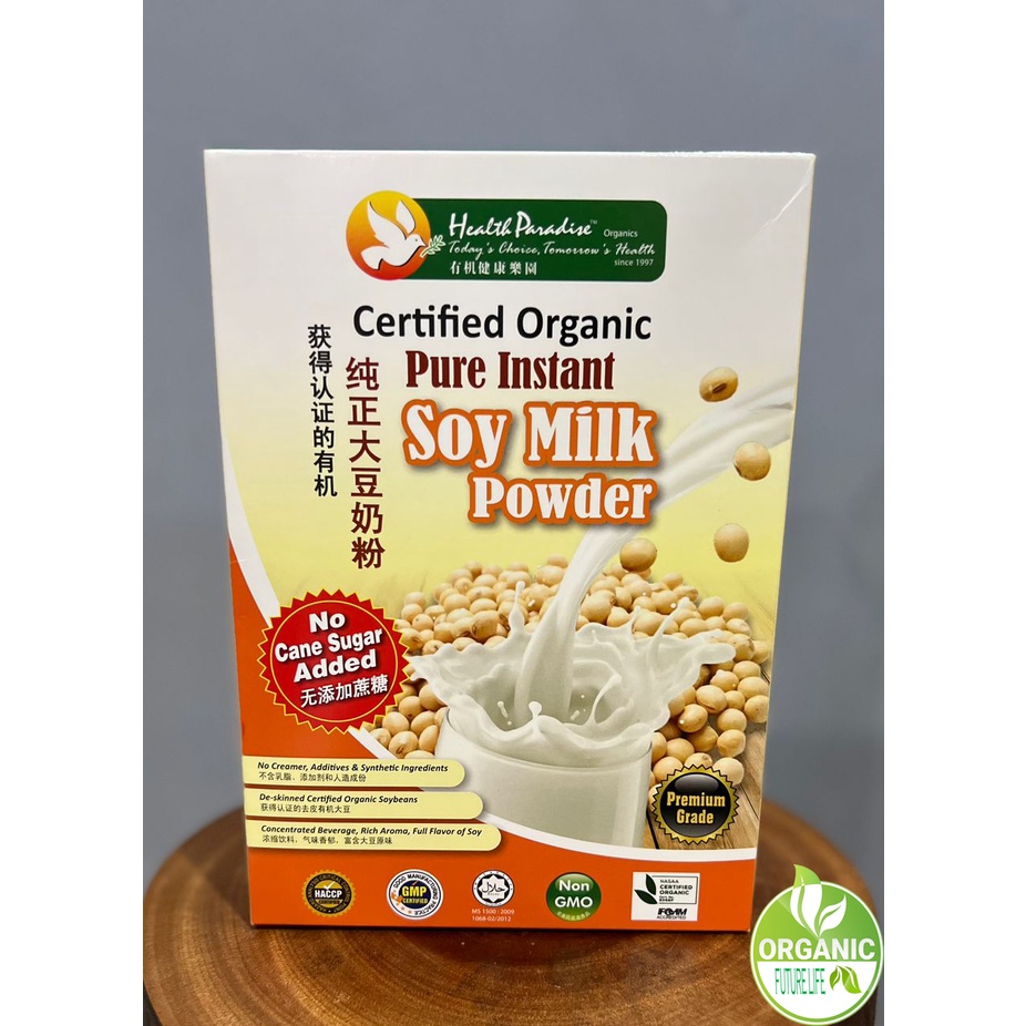 【Health Paradise】有机纯正大豆奶粉 Organic Pure Instant Soy Milk Powder (No Cane ...