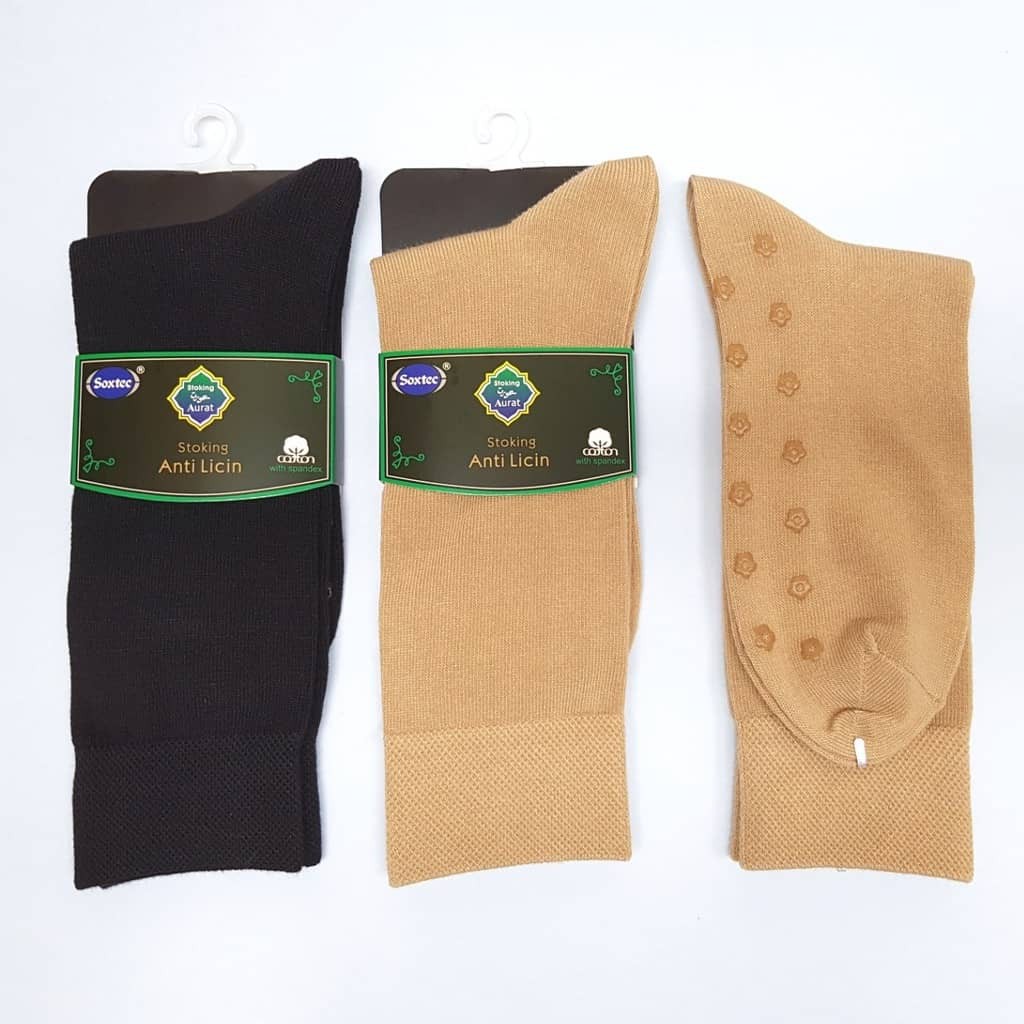 Stokin anti licin anti slip stokin aurat soxtec tebal mesra solat paras ...