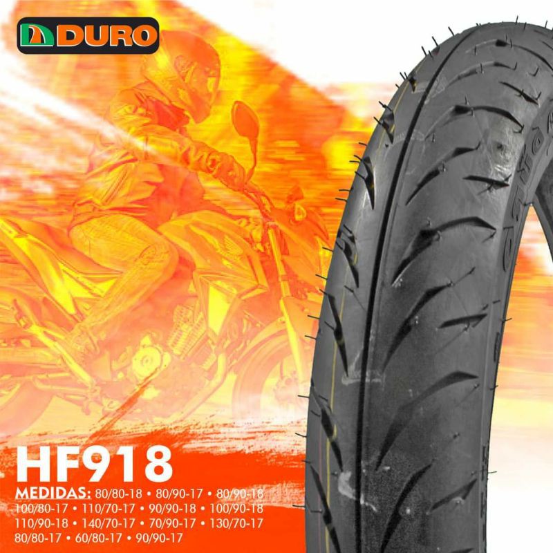 Tayar Duro 70/90-17 Tubeless (Thailand) | Shopee Malaysia