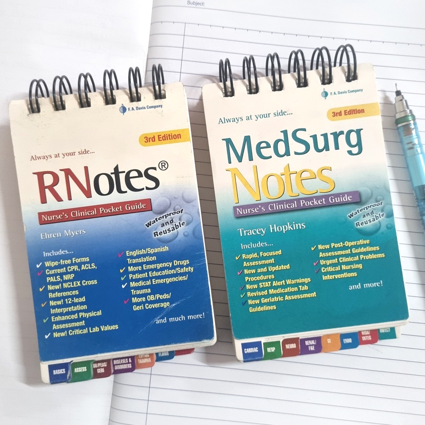 MedSurg Notes / RNotes Nurse's Clinical Pocket Guide 3rd edition ...