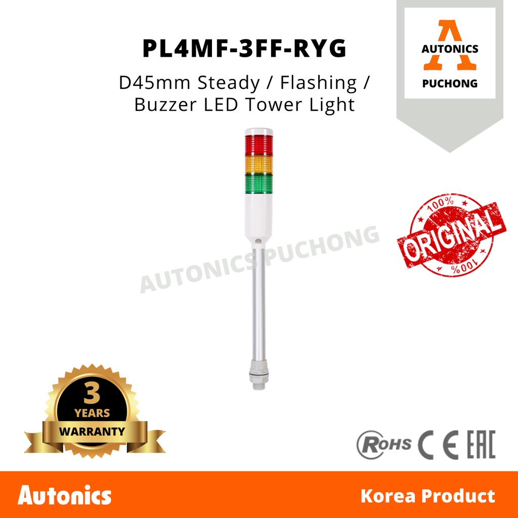 Menics Tower Light | PL4 Series | PL4MF-3FF-RYG | Shopee Malaysia