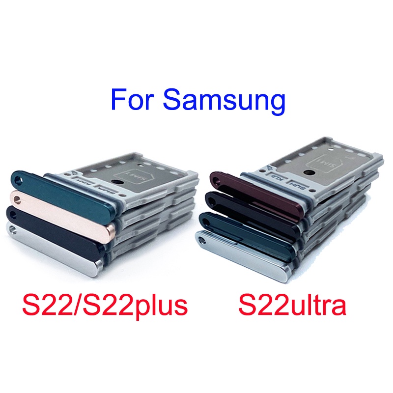 Dual SIM Card Tray Holder For Samsung Galaxy S22 Plus Ultra | Shopee ...