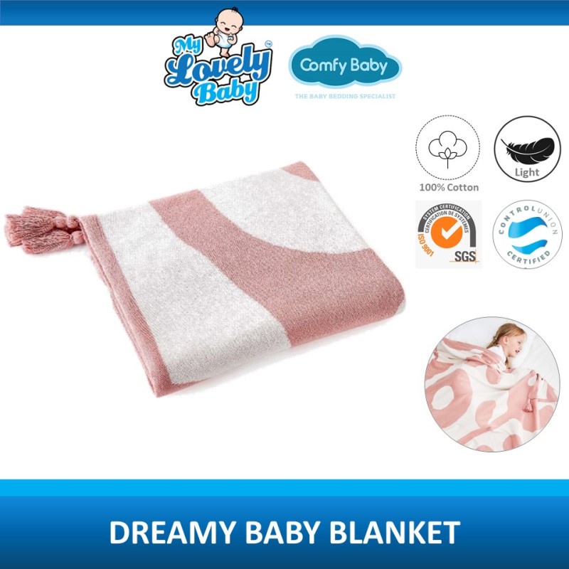 Comfy Baby Dreamy Organic Baby Blanket (100 x 120cm) | Shopee Malaysia
