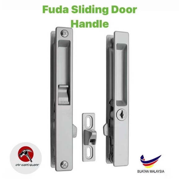 [100% ORIGINAL] FUDA GLASS SLIDING DOOR LOCK (AL101) | Shopee Malaysia
