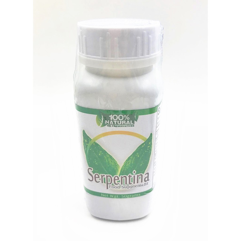 100% Natural Serpentina Capsule 100 Capsules Natural Herb Food ...