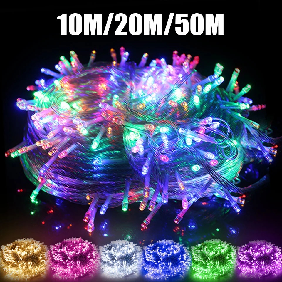 Malaysia Stock raya 2025 400 LED 50M Twinkle Starry Fairy String Light ...