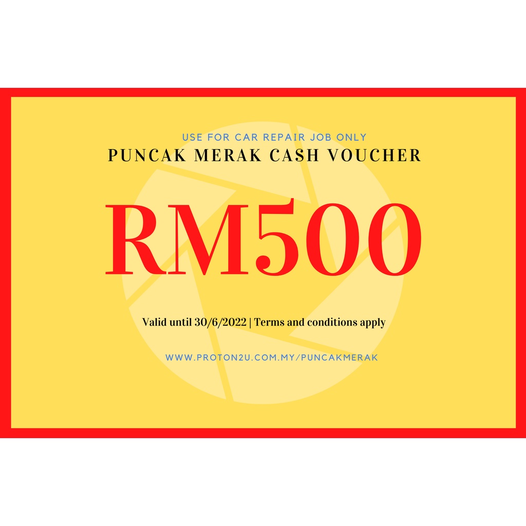 PUNCAK MERAK RM500/RM1000 Cash vouchers ( for service repair job only) | Shopee Malaysia