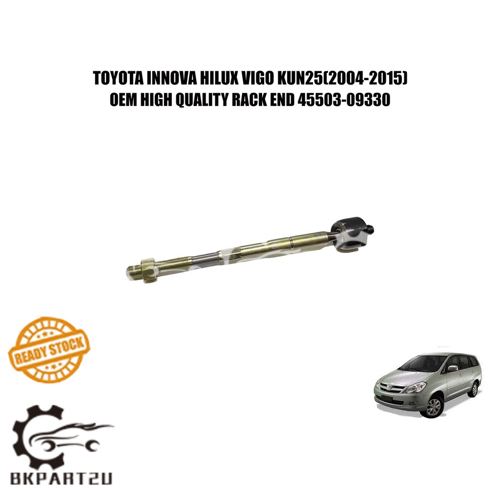 TOYOTA INNOVA HILUX VIGO KUN25 (2004-2015) STEERING RACK END BALL HEAD ...
