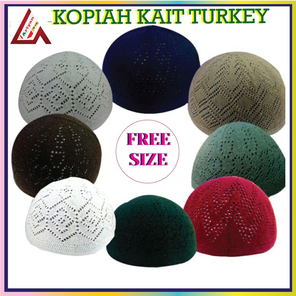 KOPIAH TURKEY MIHRAB BANNANG HIGH QUALLITY FREE SIZE | Shopee Malaysia