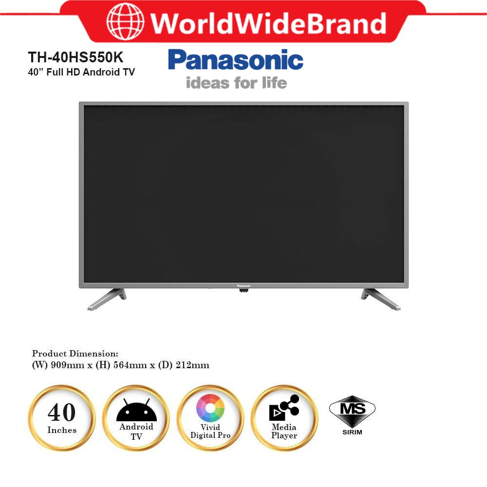 Panasonic 40 Inch LED TV Basic [TH-40L400K] / 40 Inch Android LED TV [ TH-40LS600K ] | Shopee ...