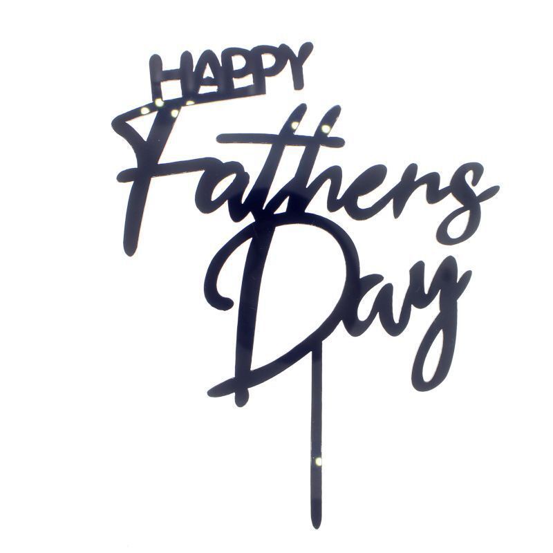 10 Piece Premium Large Happy Father's Day Cake Topper Father's Day ...