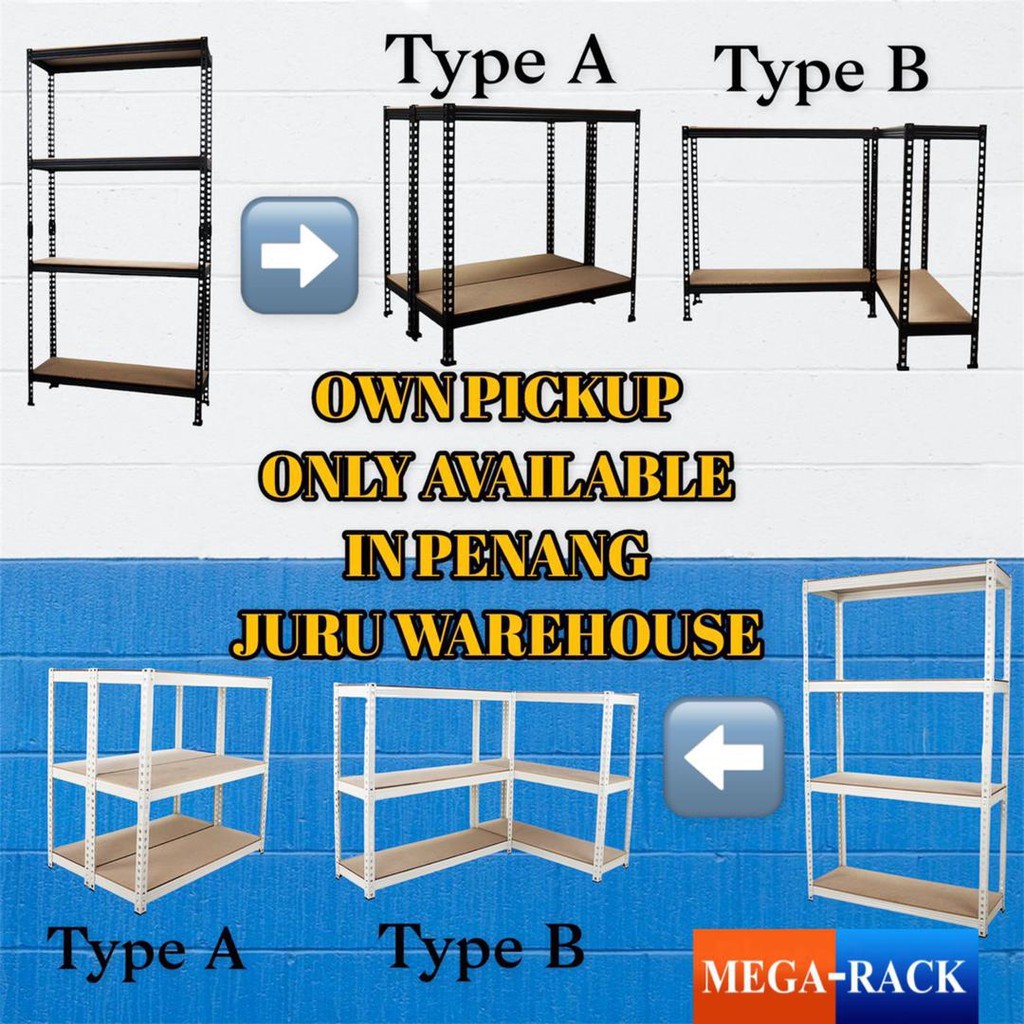 2 IN 1 💕💕Boltless Rack OWN PICKUP ONLY AVAILABLE IN PENANG JURU HEIGHT ...