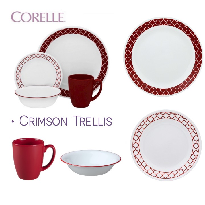 16PCS CORELLE LIVINGWARE DINNER SET/SET PINGGAN MANGKUK PIRING CAWAN ...