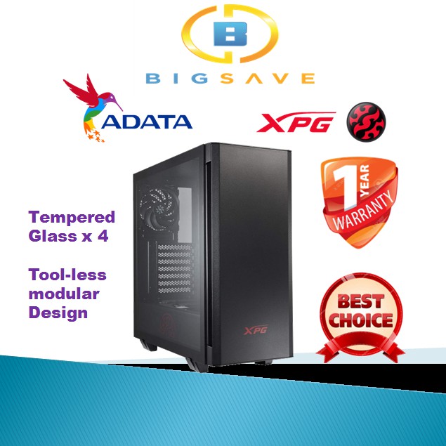 ADATA PC CHASSIS CASING INVADER (XPG) BLACK | Shopee Malaysia