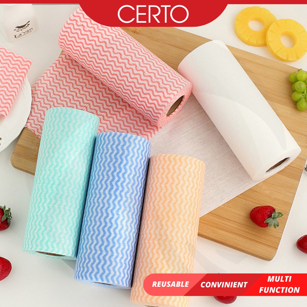CERTO Roll Non Woven Towel Wiping Tissue Paper Towel Washing Cleaning ...