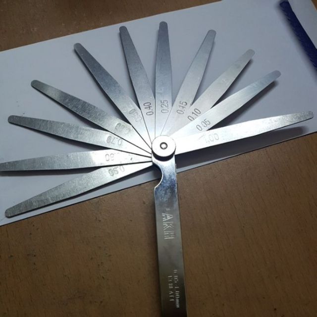 Piston Ruler FURIOUS ONCE Valve Tappet Ruler Set 13 Blade (mm) Pembaris ...