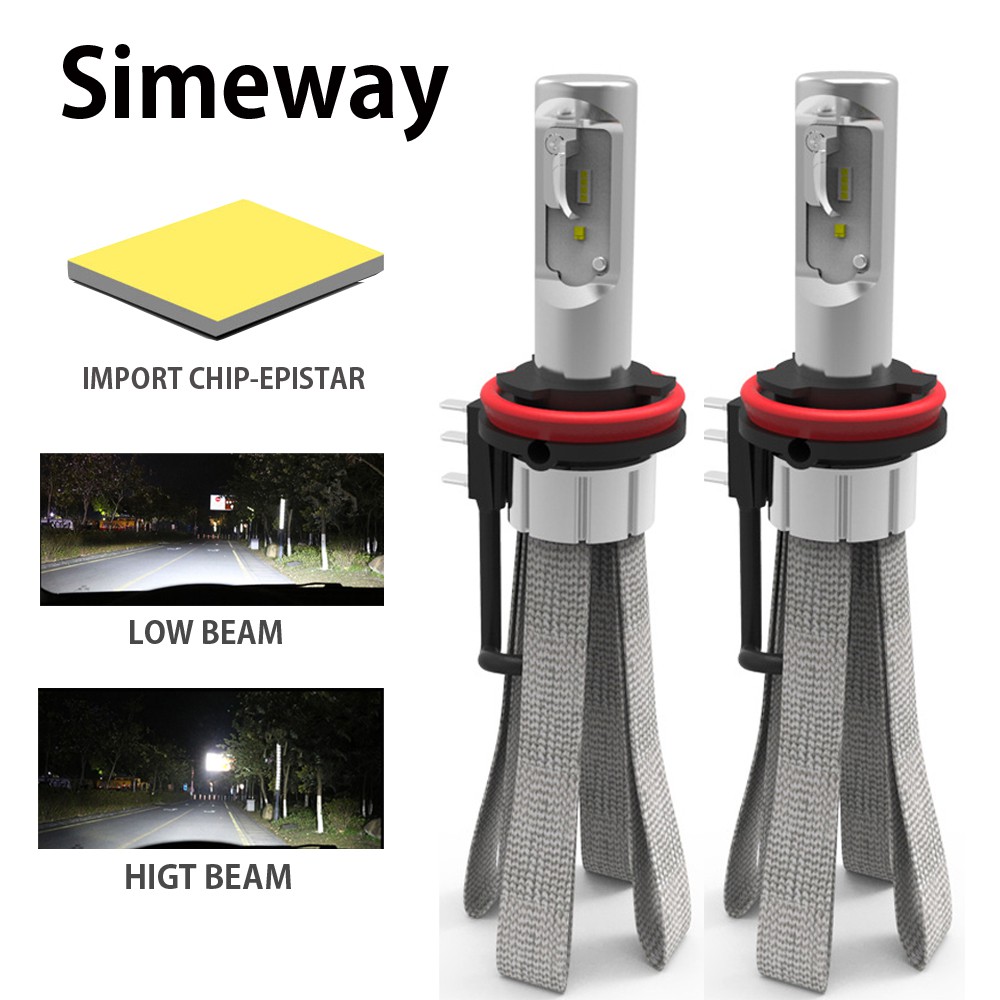 2X HIGH POWER 8C Canbus 80W 8000LM Auto H15 LED Headlight kit 6000K White Bulbs No Error Epistar ...